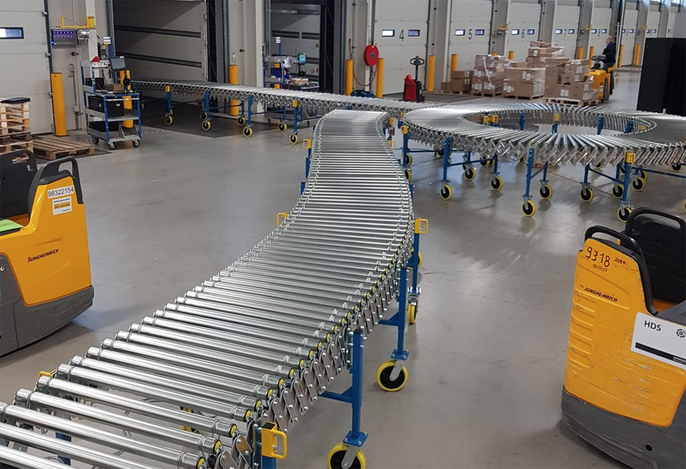 Powered flexible roller conveyor | BCK Holland B.V.