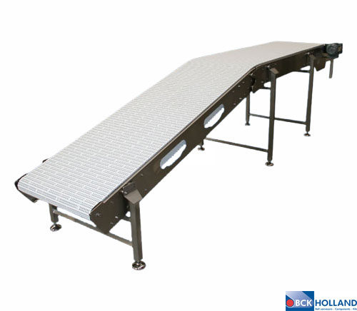 Stainless steel mattop conveyor type MBC10 | BCK Holland B.V.