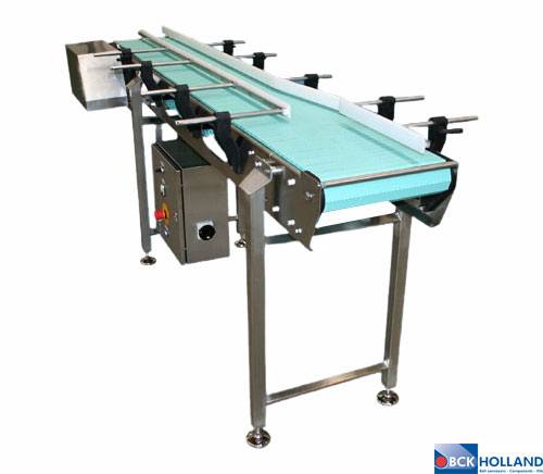 Stainless steel mattop conveyor type MBC10 | BCK Holland B.V.