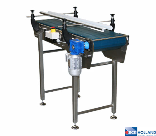 Stainless steel mattop conveyor type MBC10 | BCK Holland B.V.
