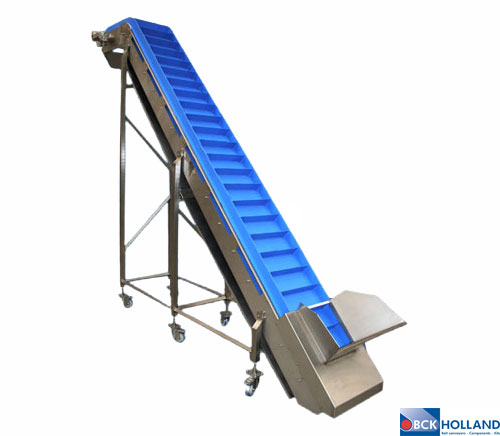 Stainless steel mattop conveyor type MBC10 | BCK Holland B.V.