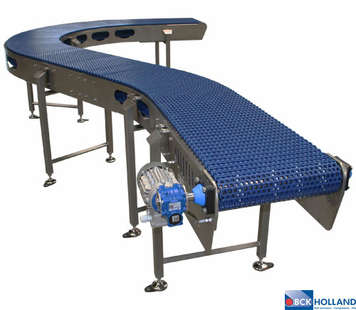 Stainless steel mattop conveyor type MBC10 | BCK Holland B.V.